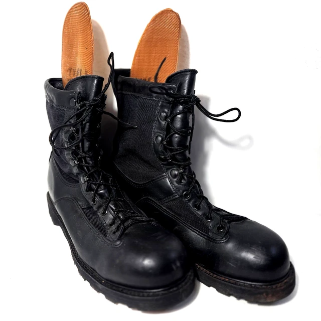 MATTERHORN COMBAT BOOTS Cove SPO Men's Size 10 R Black Vibram Soles ...