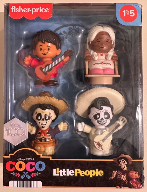 NIB FISHER-PRICE LITTLE People Disney Pixar Coco Figure 4 Pack Toy ...