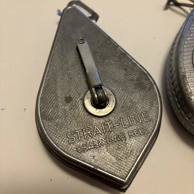 VINTAGE SEARS/CRAFTSMAN 100FT Chalk/Plumb Line 37734 & Irwin Strait ...