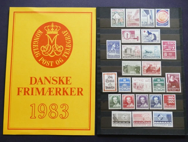 DÄNEMARK JAHRGANG 1983 minr. 767-791 postfrisch ( GB 2144) EUR 10,04 ...