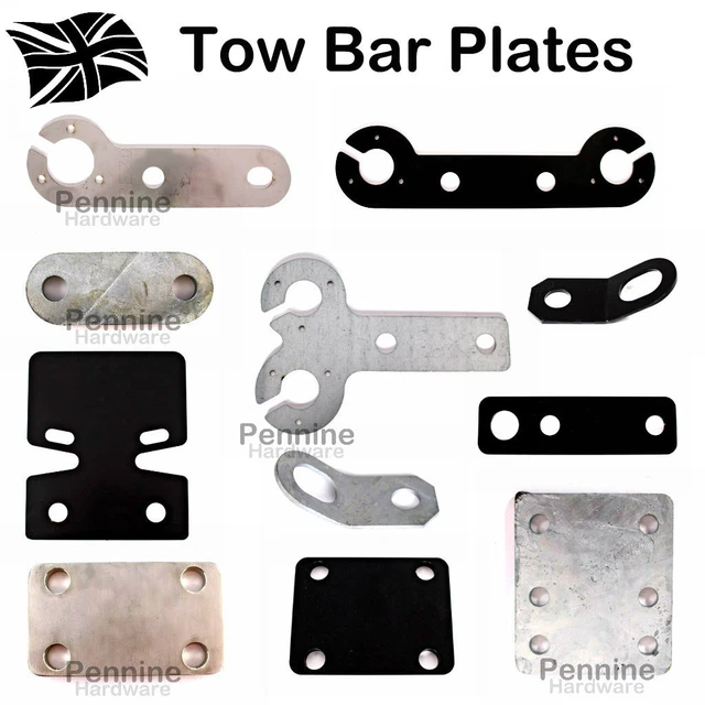 *HEAVY DUTY TOW BAR PLATES Fittings Electric Mounts Bumper Protector ...