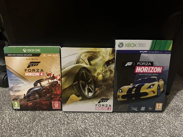 FORZA HORIZON 1, 3 & 4 Steelbook Edition Bundle- XBOX One & Xbox 360 £ ...
