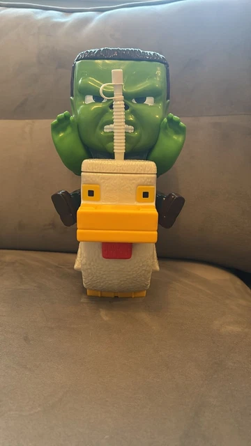 MINECRAFT MOVIE CHICKEN Jockey Popcorn Bucket And Drink Cup *cineworld ...