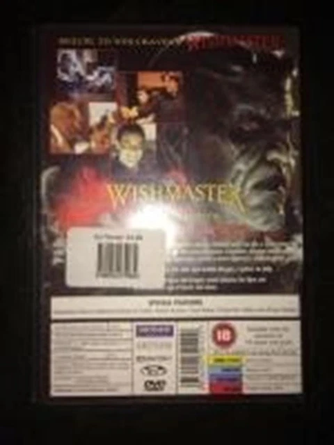 WISHMASTER 2 - Evil Never Dies DVD Horror (2001) Holly Fields £5.41 ...