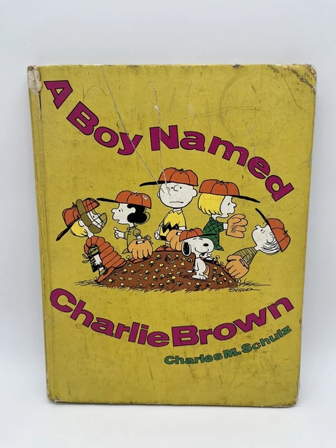 VINTAGE A BOY Named Charlie Brown First Edition Hardcover 1969 £9.40 ... VINTAGE A BOY Named Charlie Brown First Edition Hardcover 1969 £9.40 ...