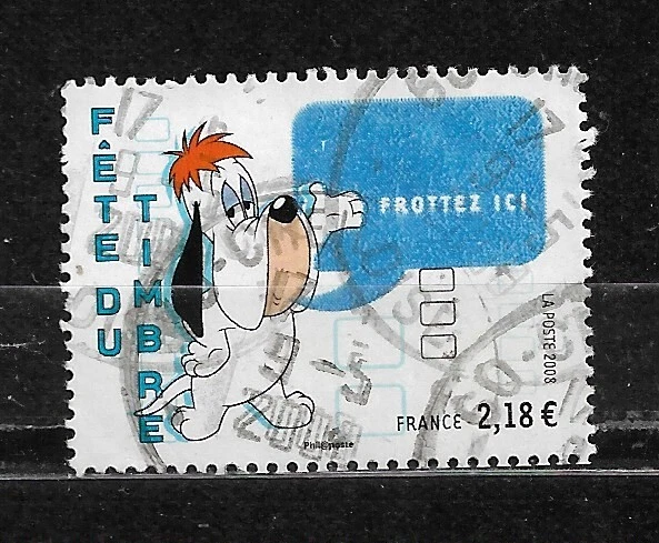 FRANCE OBLITÉRÉ 2008 Fête du timbre Tex Avery Le chien Droopy Y&T N ...