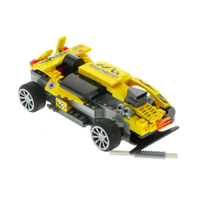 1X LEGO SET Auto Racers Turbo Renn Wagen 8183 gelb mit Motor ...