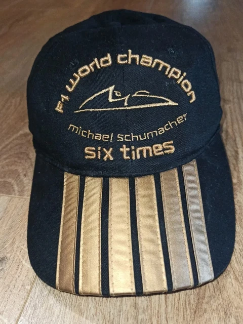 MICHAEL SCHUMACHER F1 World Champion Six 6-times Formula 1 Cap Hat £47. ...