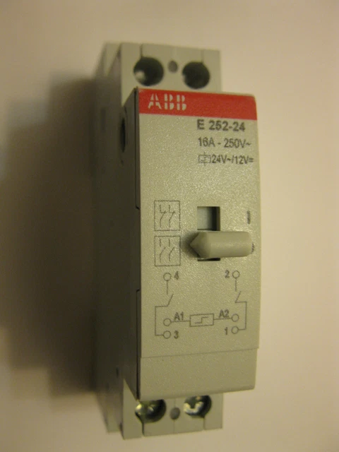 ABB E252-24 INTERRUPTEUR de choc 24 V/16A interrupteur de sécurité interrupteur NEUF EUR 64,90 ...