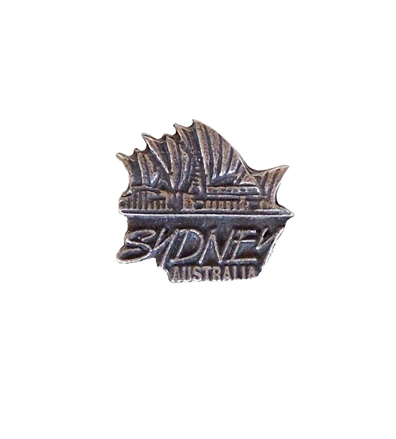 VINTAGE SYDNEY OPERA House Australia Travel Souvenir Lapel Hat Coat Pin ...