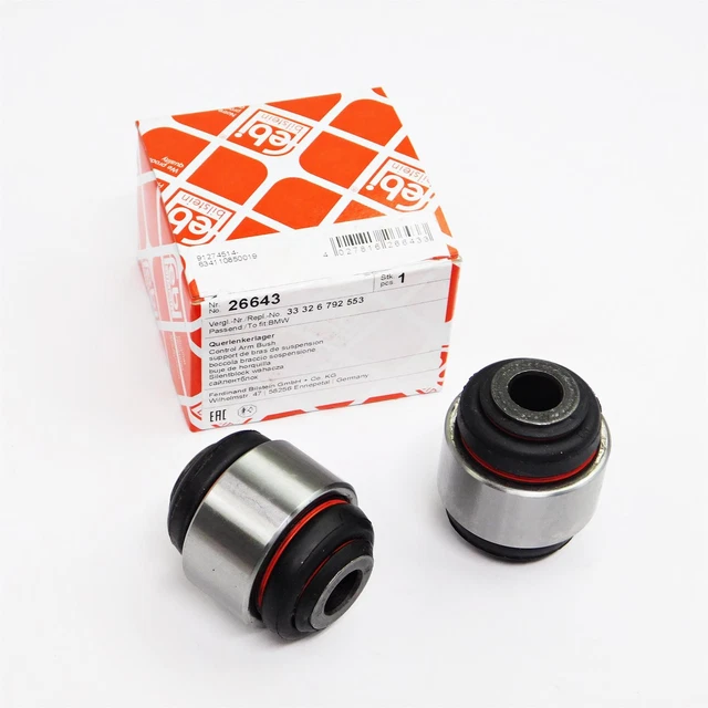 COJINETE BRAZO TRANSVERSAL Junta Esférica Eje Trasero para BMW 1/2/3 ...