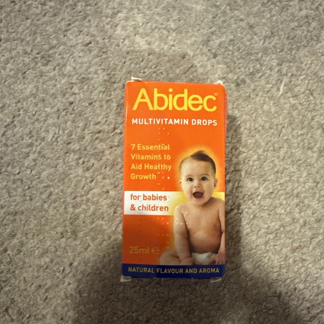 ABIDEC MULTIVITAMIN DROPS For Babies and Children - 25ml EXPIRES END 07 ...
