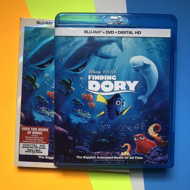 FINDING DORY 2016 Blu Ray / Dvd & BONUS BluRay with SLIPCOVER $3.76 ...