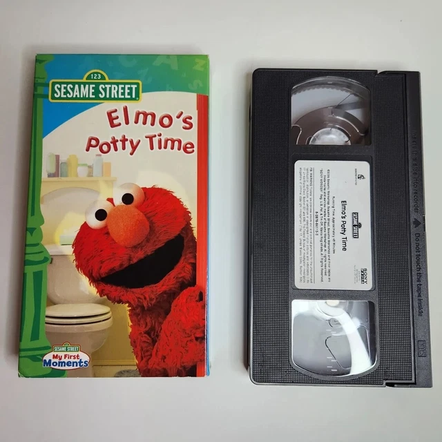 SESAME STREET - Elmos Potty Time (VHS 2006) Kevin Clash, My First ...