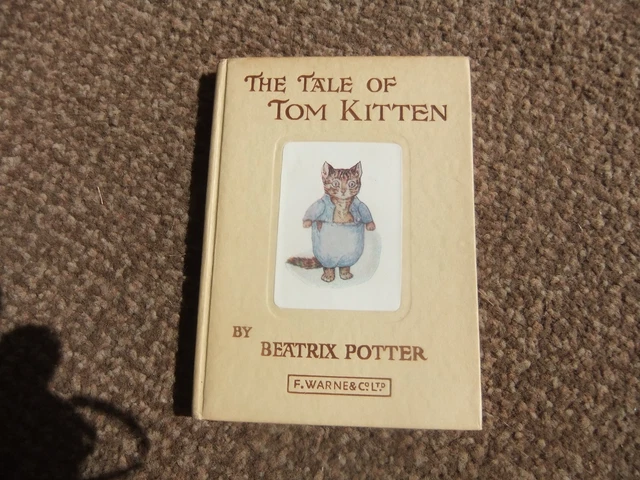 BEATRIX POTTER - THE TALE OF TOM KITTEN BOOK + ADVERTISING LEAFLET ...