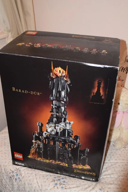 LEGO ICONS LORD of the Rings 10333 Barad Dur boxed w instructions £259. ...
