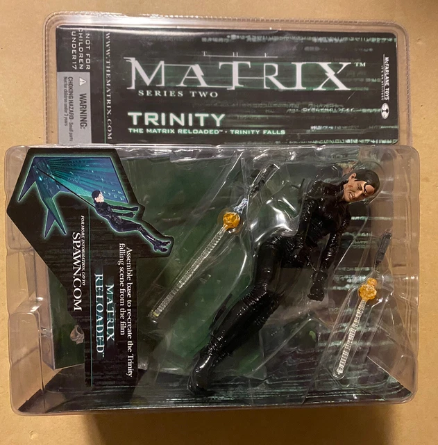 MCFARLANE THE MATRIX Series 2 Trinity Figure Reloaded (Brand New ...