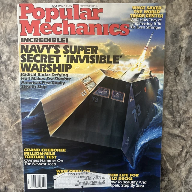 POPULAR MECHANICS MAGAZINE July 1993 Navy's Super Secret Invisible ...