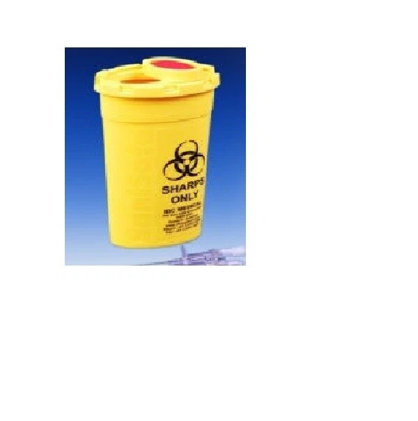 SHARPS CONTAINER BIN 200ml Disposal Needle Syringe Hypodermic Waste $34 ...