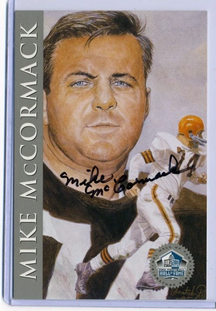 MIKE MCCORMACK 1998 HOF Hall Fame Signature Series platine/2500 ...