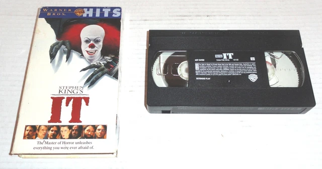 STEPHEN KING'S IT VHS (Warner Bros. 1990) avec manche en carton non ...