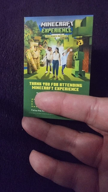 MINECRAFT EXPERIENCE DIGITAL Cape Code - London Villager Rescue 2025 £ ...