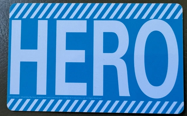 MY HERO ACADEMIA Provisional Hero License Official Card Deku Izuku ...