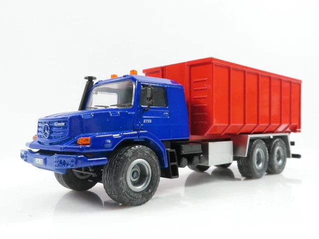 SIKU 1:55 2733 Mercedes Benz Zetros Abrollkipper LKW #5685 EUR 59,00 - PicClick DE