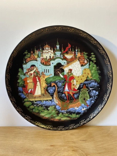 1990 BRADFORD EXCHANGE Tianex Sadko Collectors Plate Russian Legends ...