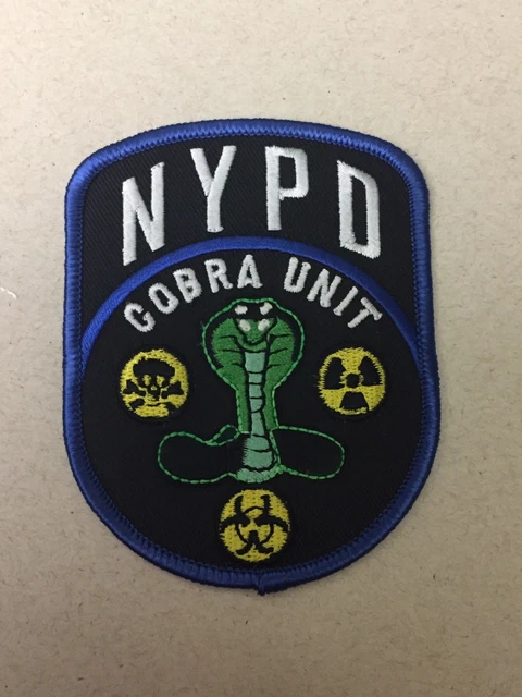 NYPD NEW YORK City Police Department Cobra Unit Patch. $10.00 - PicClick CA