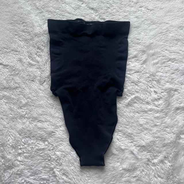 SKIMS SCULPTING THONG Mid Waist Onyx Black Size Small Seamless ...