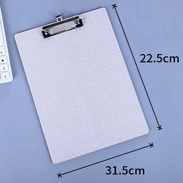 CLOTH FLATHEAD WOOD Clip A4 Paper Splint Writing Board Office ...