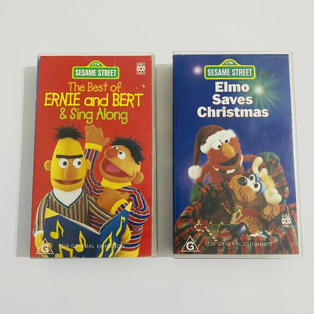 SESAME STREET ABC Kids VHS Video Tape Bundle of 2 - Bert & Earnie ...