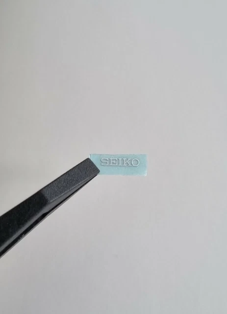 SEIKO DIAL LOGO replacement emblem sticker watch mod WHITE High quality ...