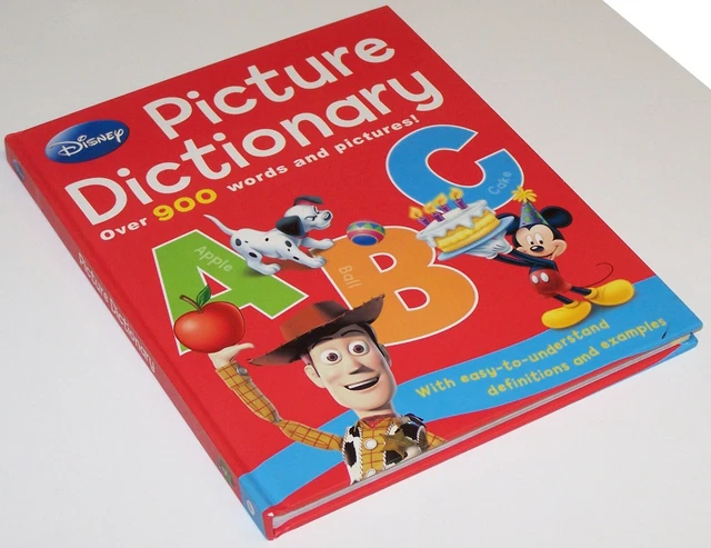DISNEY PICTURE DICTIONARY ABC Over 900 words & Pictures £6.50 - PicClick UK