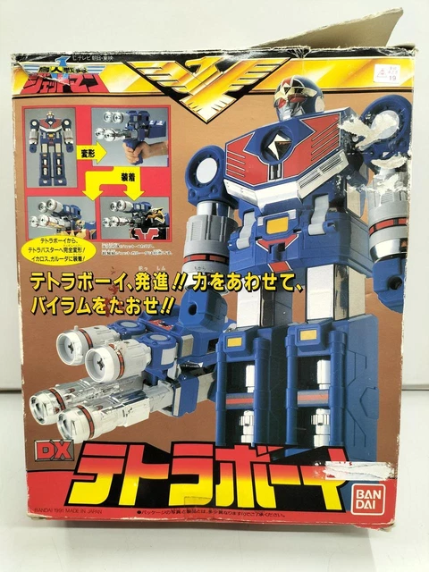 BANDAI CHOJIN SENTAI Jetman * Dx Tetra Niño Figura de Acción Azul con Caja Usado EUR 583,44 ...