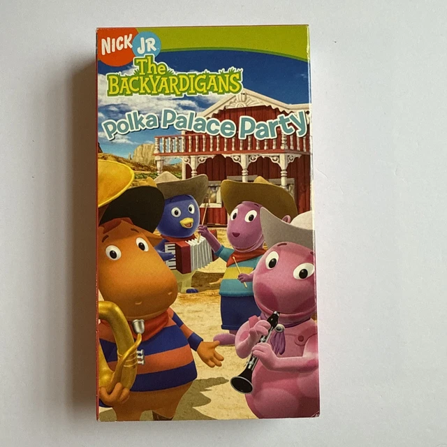 THE BACKYARDIGANS NICK Jr Polka Palace Party VHS Nickelodeon VTG with H ...