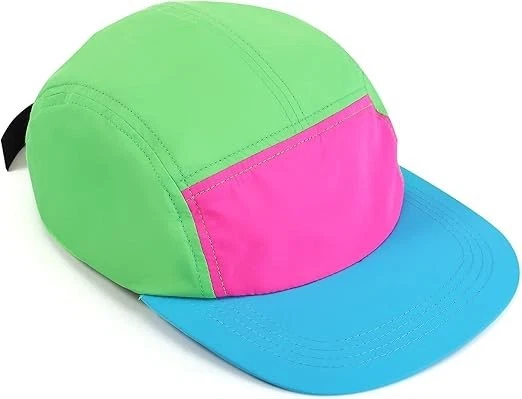 CINDEER VINTAGE HAT 80s/90s Adjustable Unisex Hat Neon Blue Brim For ...