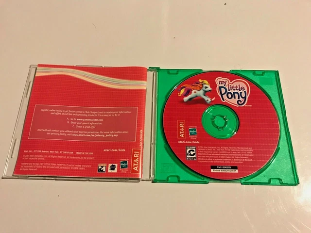 MY LITTLE PONY CD-ROM Game Atari Windows 98 $19.97 - PicClick CA