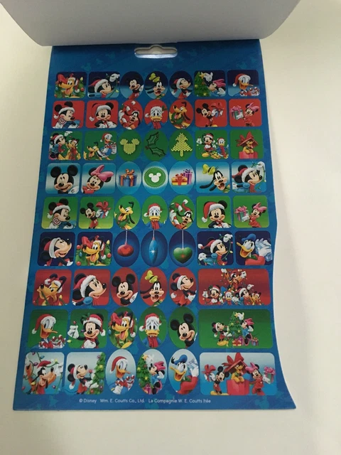DISNEY MICKEY & Minnie Mouse Sticker Book 180+ Stickers 4 Pages ...
