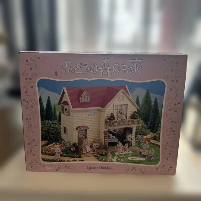 SYLVANIAN FAMILIES GRAPEVINE Cottage House Used in Box Calico Critters ...