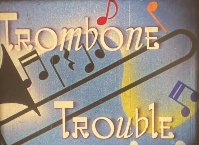 16MM FILM DONALD Duck “Trombone Trouble” (1944) Technicolor Disney $28. ...