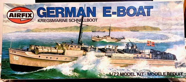 AIRFIX GERMAN E-BOAT Kriegsmarine Schnellboot - in scala 1/72 -vintage ...
