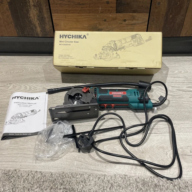 MINI CIRCULAR SAW HYCHIKA 500W Compact Circular Saw Power Tool with 3 ...