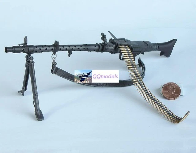 1:6 ACTION FIGURE DRAGON WW2 GERMAN INFANTRY MG-34 MACHINE GUN MODEL G ...