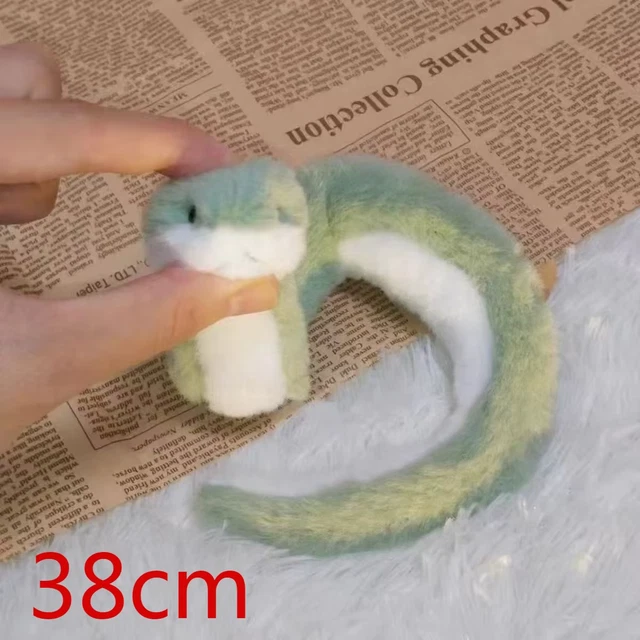 ARTIFICIAL PYTHON PLUSH Toys Long Snake Yellow Orange Green Python ...