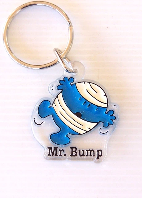 VINTAGE MR CLEVER Mr Men Roger Hargreaves Crystal Craft Keyring Key ...