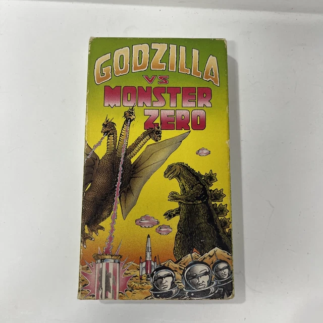 VINTAGE GODZILLA VS. Monster Zero VHS Video Tape Ultra RARE Cover 1990 ...