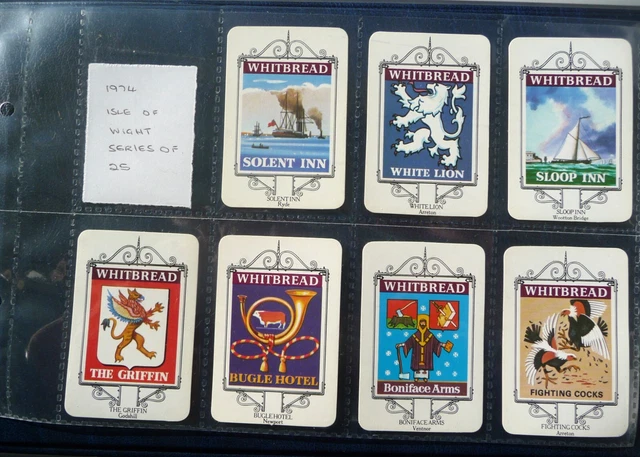 WHITBREAD INN SIGNS Isle Of Wight Series Complete Set Of 25 Signs EUR ...