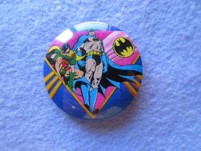VINTAGE DC COMICS Batman ^ Robin Pin Button Badge 1.75" $7.00 - PicClick CA